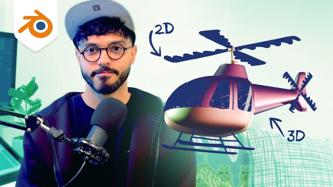 Blender Grease Pencil：结合 2D 和 3D 动画-CG/VD