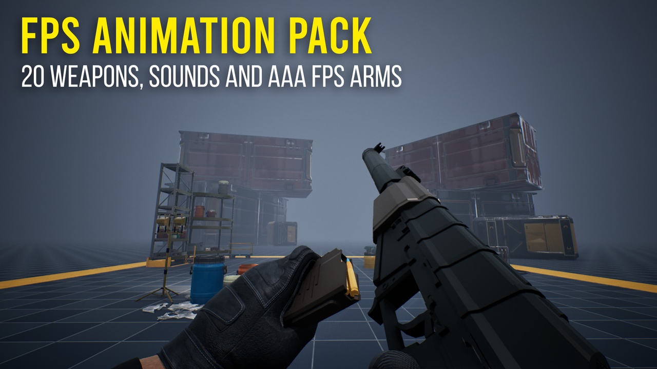 第一人称射击动画终极合集 – FPS Animation Pack Ultimate-CG教程网